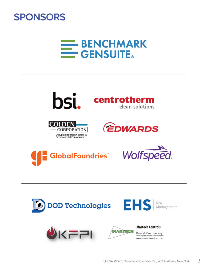 Fall 2023 Mini-Conference Albany | SESHA